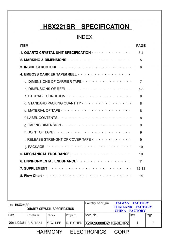 X2R026000BZ1HZ-DEHPZ specification page 2