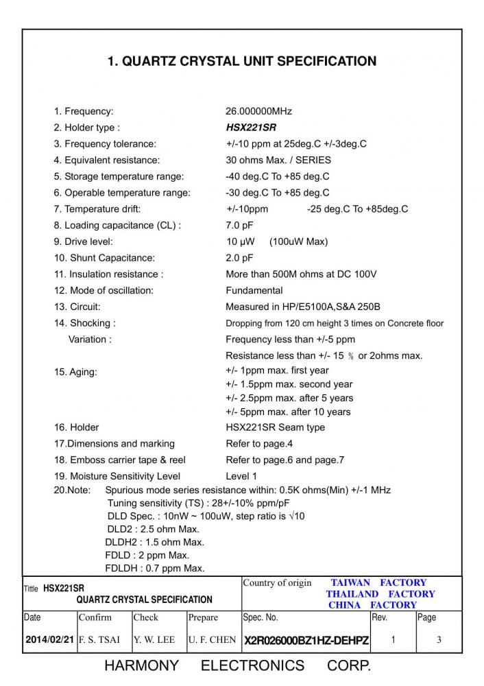 X2R026000BZ1HZ-DEHPZ specification page 3
