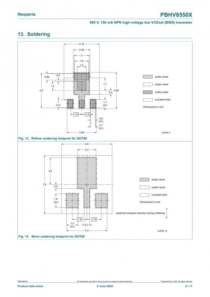 PBHV8550XF datasheet page 8