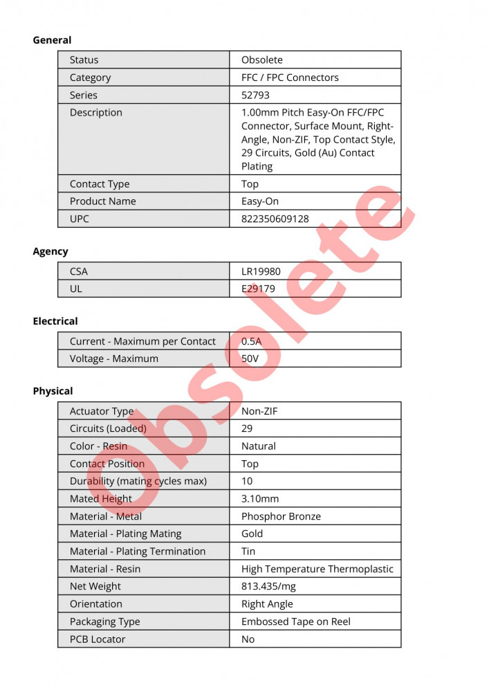 Molex 527932972 technical document image, page 2