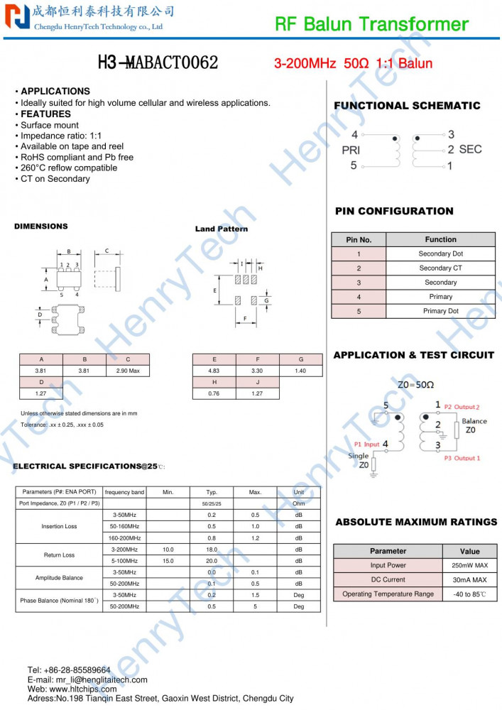 H3-MABACT0062 datasheet page 1