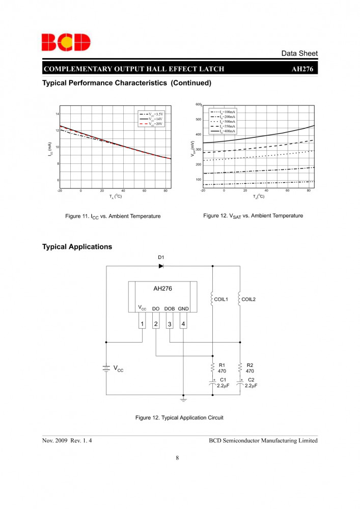 AH276 datasheet page 8