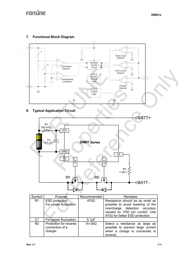 DW01C-G datasheet page 5