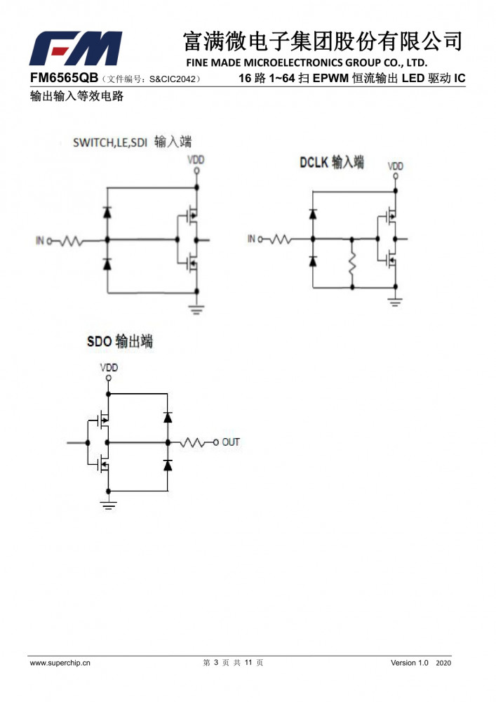 FM6565QB datasheet page 3