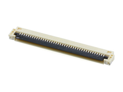 0.50mm Pitch Easy-On FFC/FPC Connector, 1.30mm Height, Right-Angle, Surface Mount, ZIF, Bottom Contact Style, 40 Circuits for sale