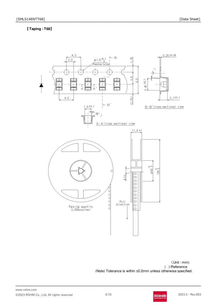ROHM SMLS14ENTT68 document page 3