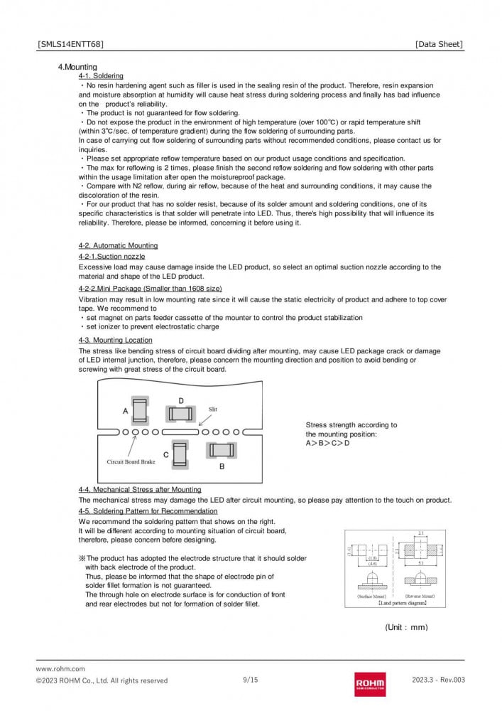 ROHM SMLS14ENTT68 document page 9