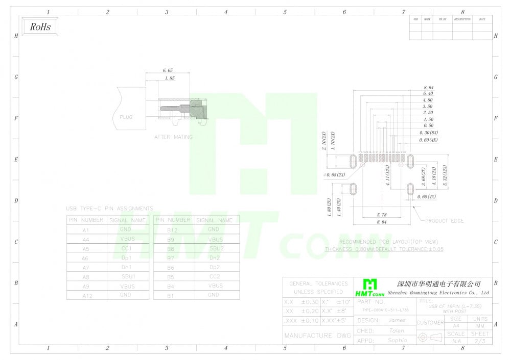 TYPE-C6041C-511-L735 technical drawing page 2