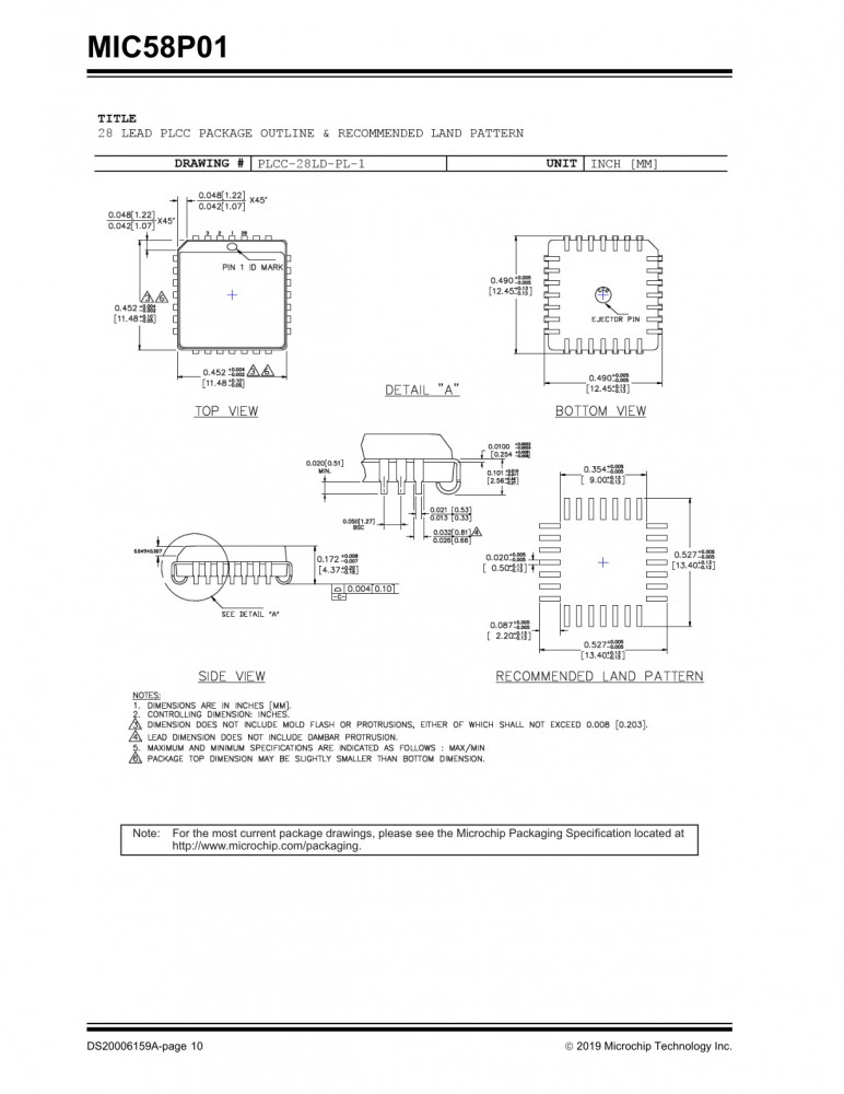 MIC58P01 datasheet page 10