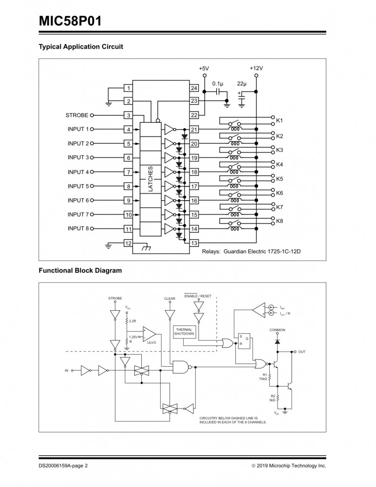 MIC58P01 datasheet page 2