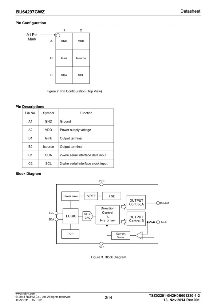 BU64297GWZ-TR datasheet page 2