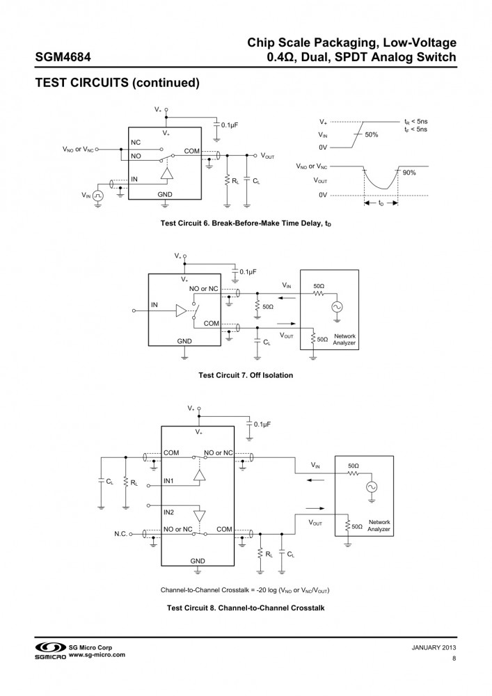 SGM4684 datasheet page 8