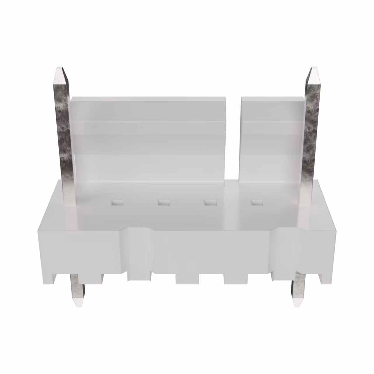 KK 254 Solid Header, Vertical, with Friction Lock, 6 Circuits, Pins 2, 3, 4, and 5 Voided, 2.54µm Matte Tin (Sn) Plating, 3.56mm Tail Length, Bag for sale