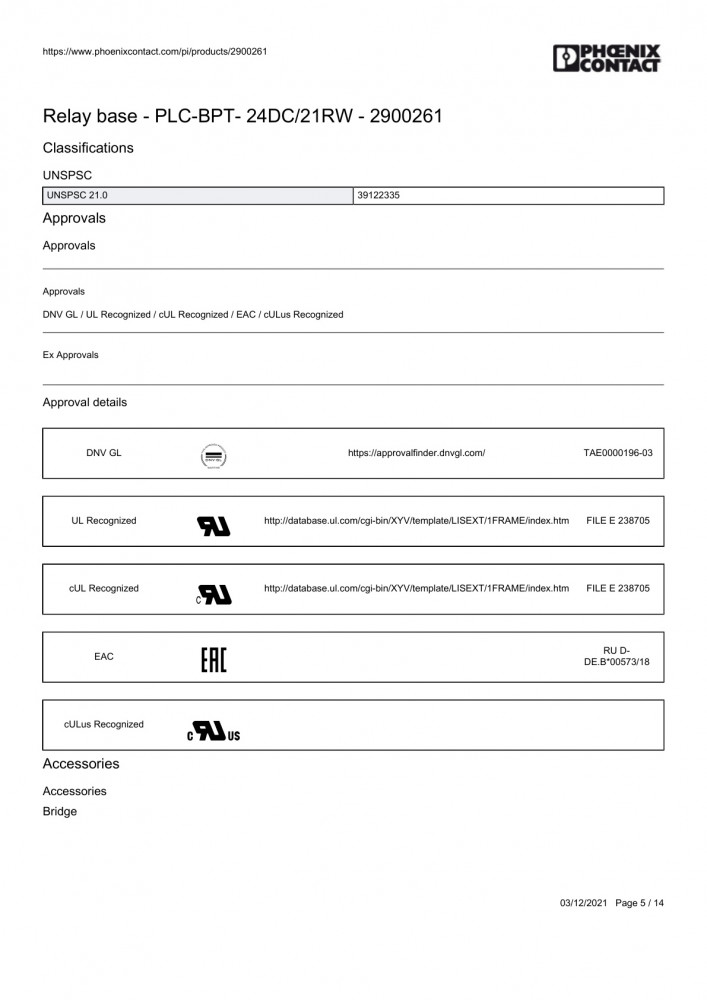 Phoenix Contact 2900261 document page 5