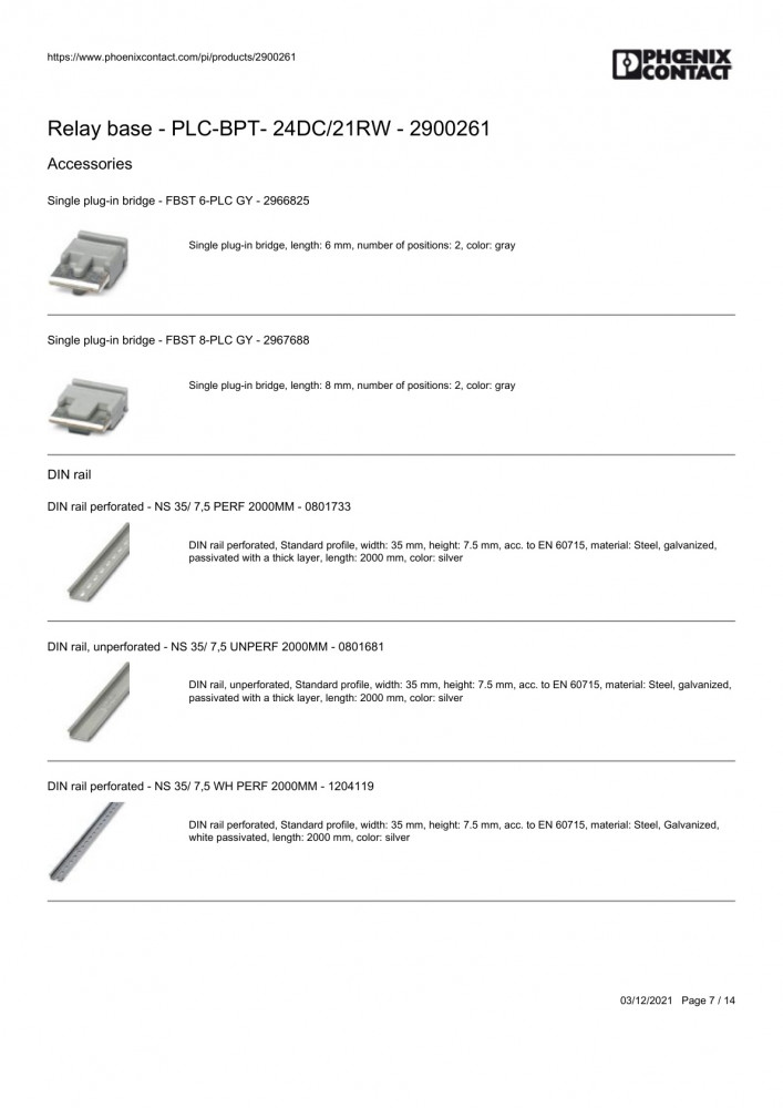 Phoenix Contact 2900261 document page 7