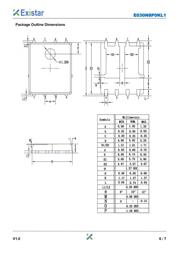 E030N8P0KL1 datasheet page 6