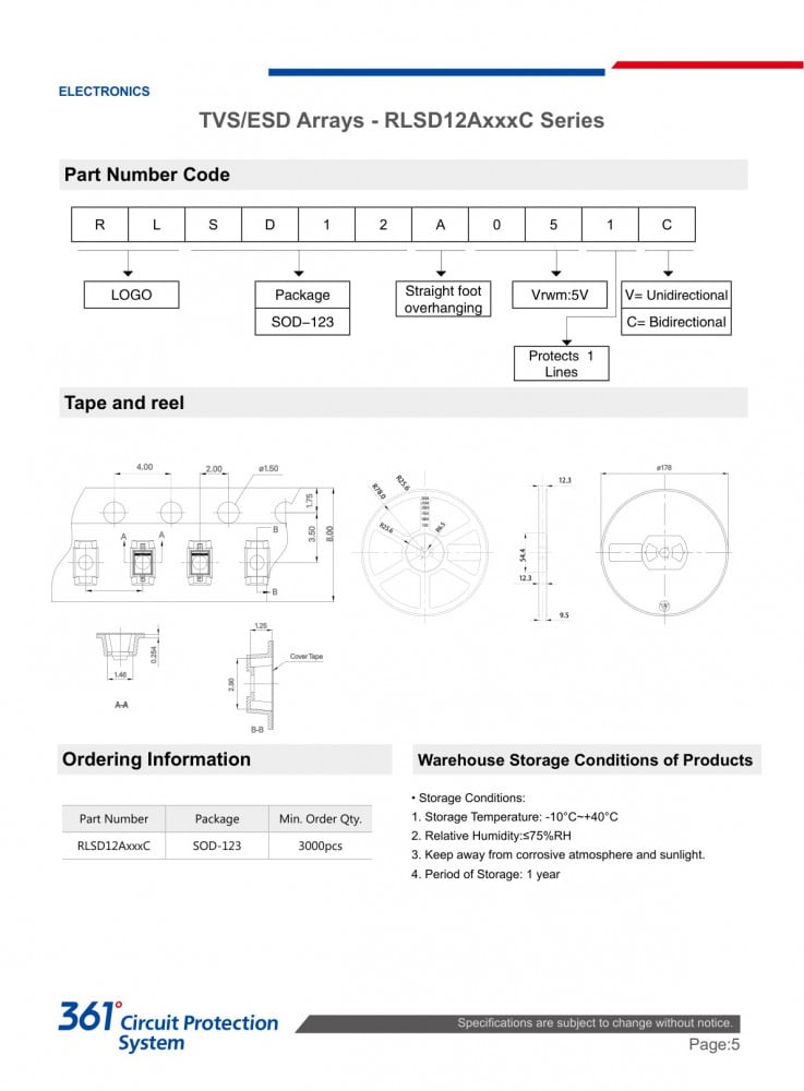 RLSD12A121C datasheet page 6