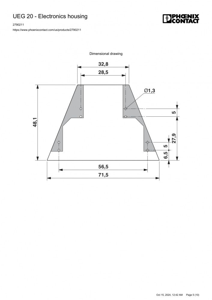 Phoenix Contact 2790211 technical document page 5