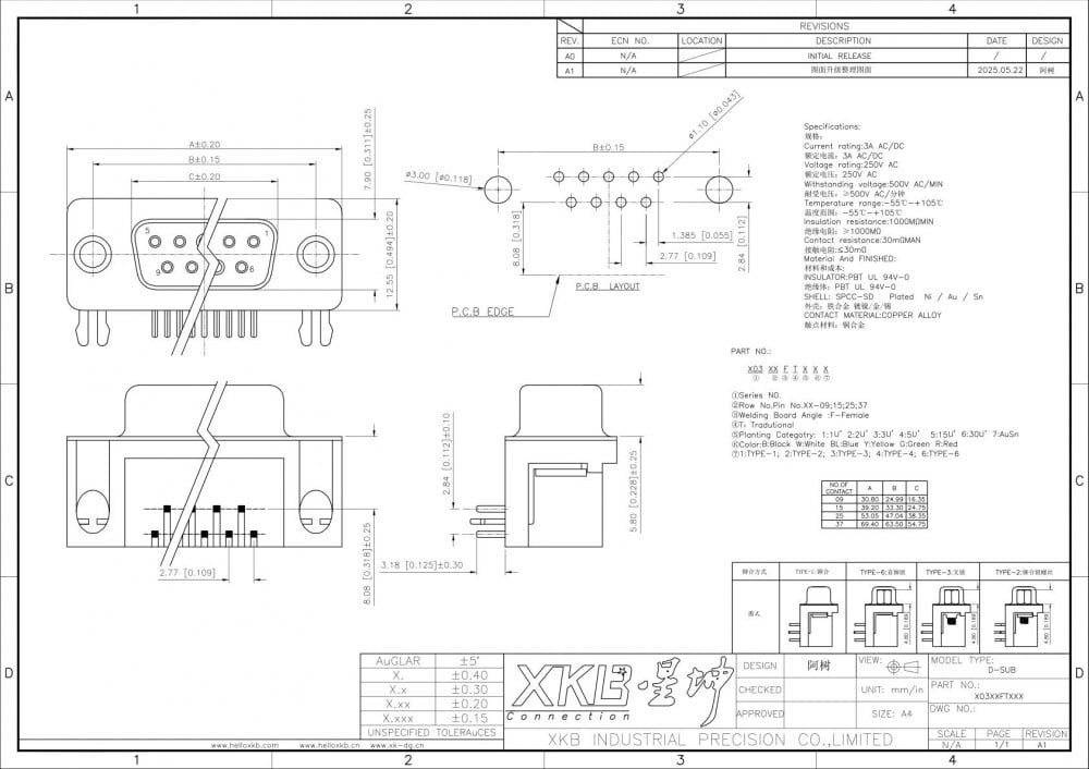 X0315FT7B1 technical document preview