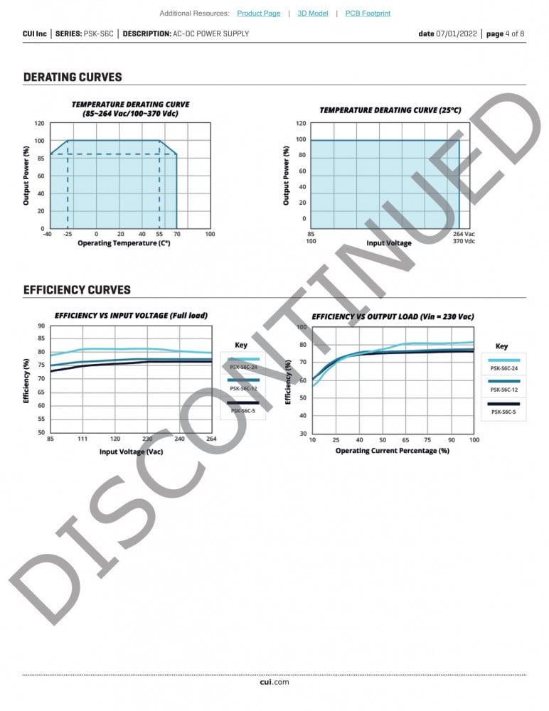 CUI PSK-S6C-3 datasheet page 4