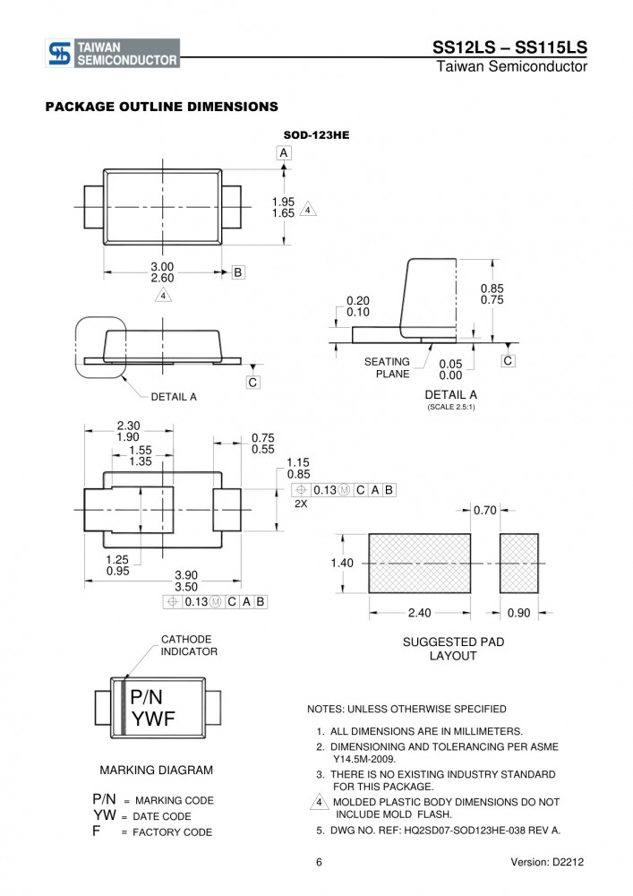 SS110LS datasheet page 6