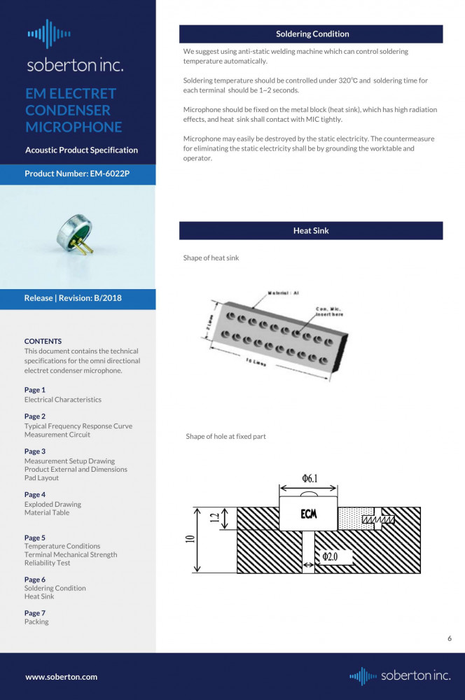 EM-6022P datasheet page 6