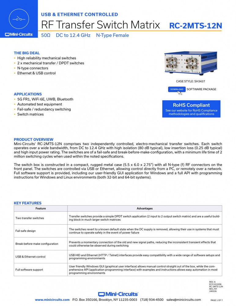 RC-2MTS-12N technical document page 1