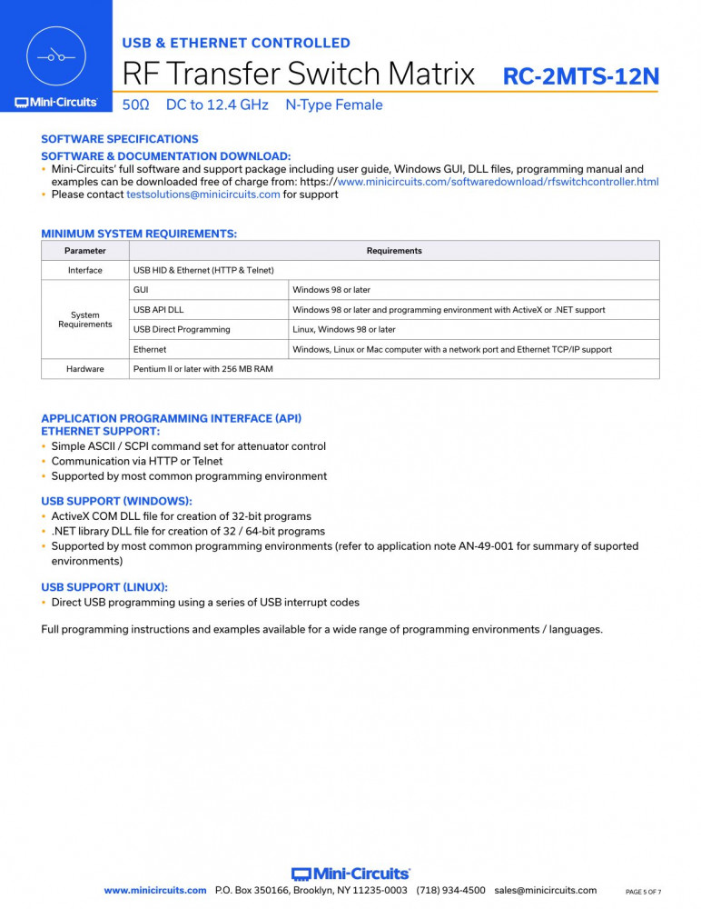 RC-2MTS-12N technical document page 5