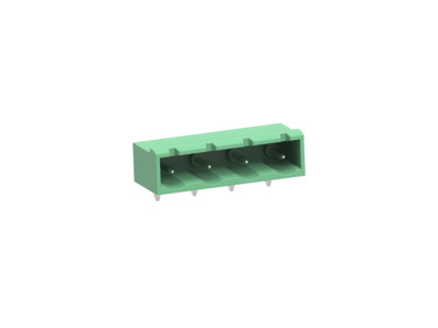 5.08mm Pitch Eurostyle Horizontal Plug, Double Wire, with Retention Ends, 4 Circuits