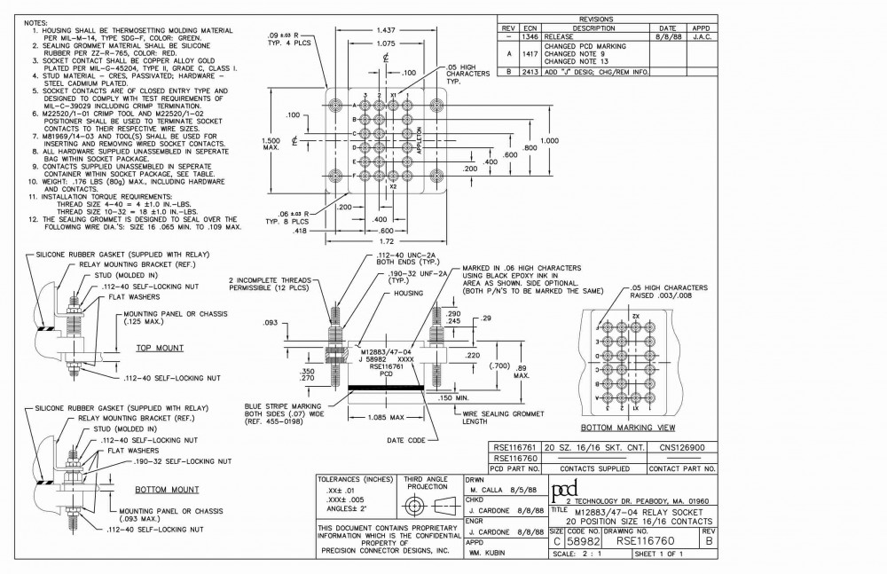 RSE116760-S product drawing