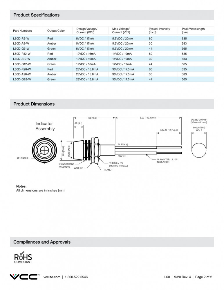 L60 Series product information, page 2