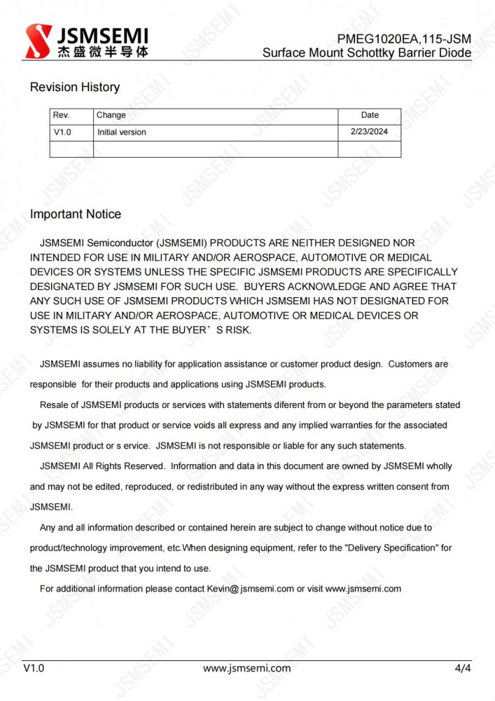 PMEG1020EA,115-JSM datasheet page 4
