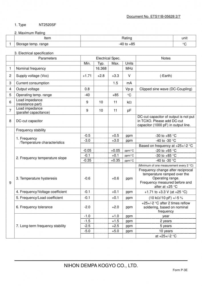 ENE5147A specification page 2