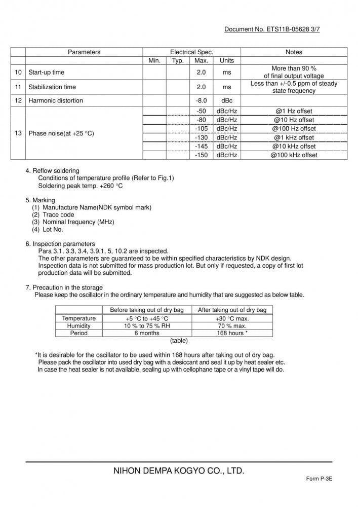 ENE5147A specification page 3