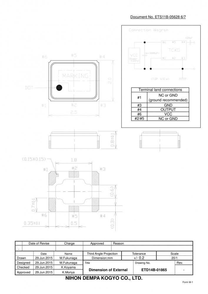 ENE5147A external dimension drawing