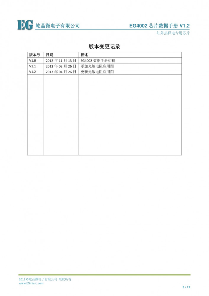 EG4002A datasheet page 2