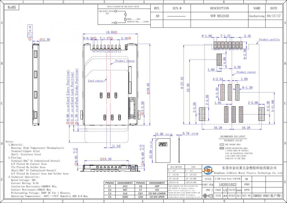 JBL-102031022 technical document page 1