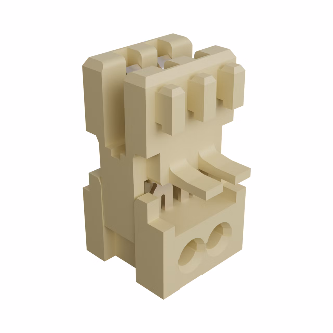 Appli-Mate RAST 2.5 Connector, 2.50mm Pitch, Female, 2 Circuits, All Position Keys, Open Endwalls for sale