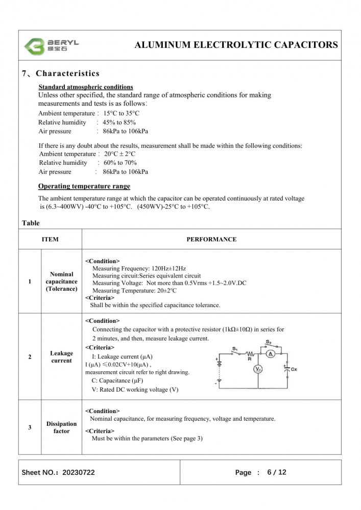 ME400M560LO13*20TA-1B3Et datasheet page 6