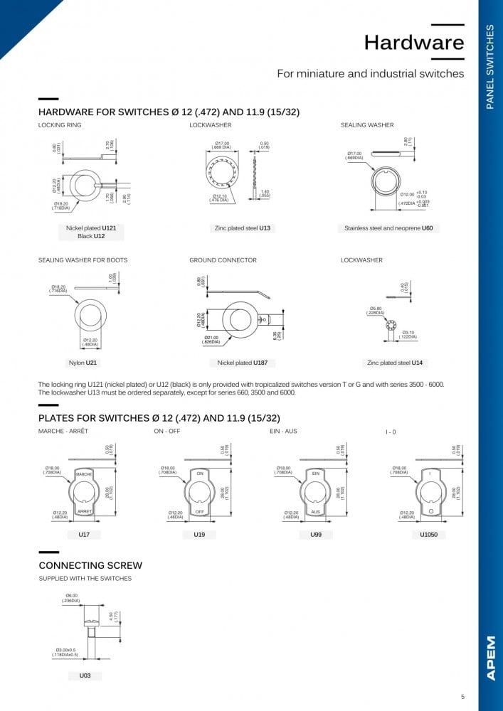 APEM hardware document page 5
