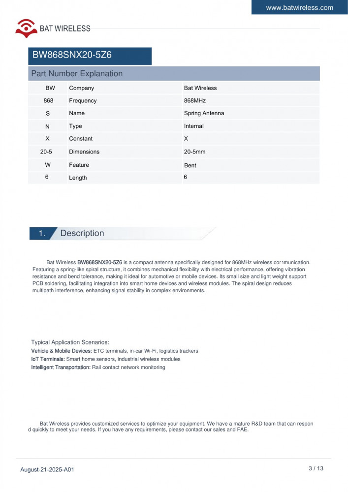 BW868SNX20-5Z6 datasheet page 3