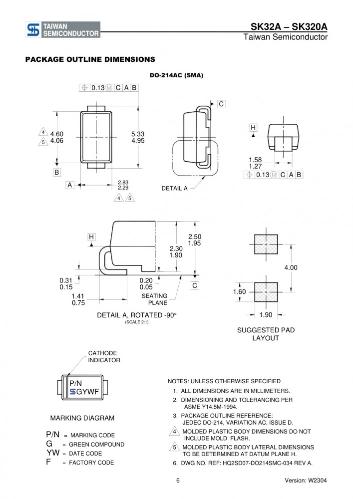SK315A datasheet page 6