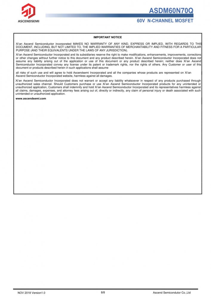 ASDM60N70Q-R datasheet page 8