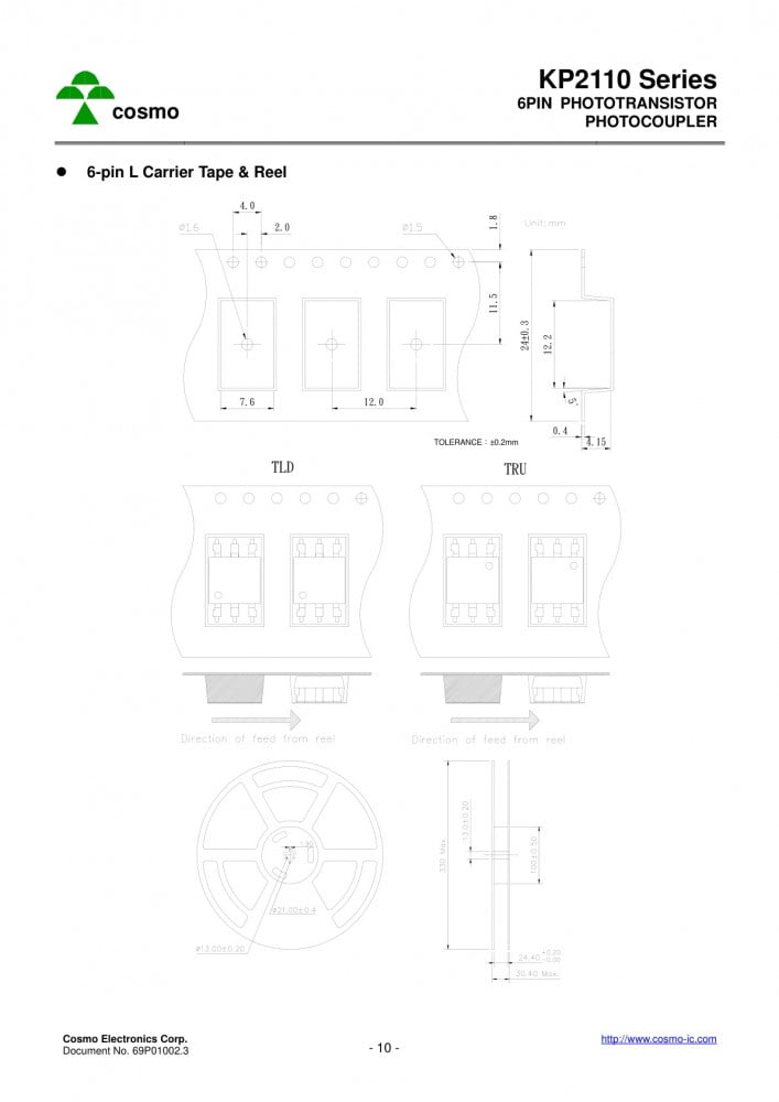 KP2110 datasheet page 10