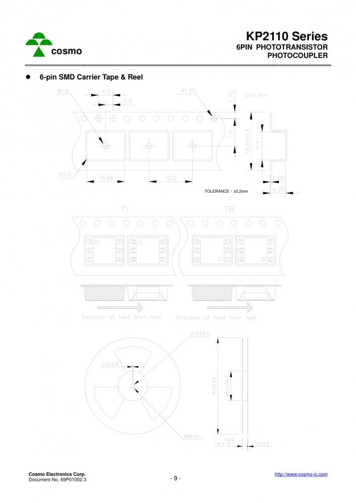 KP2110 datasheet page 9