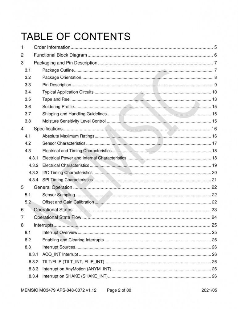 MC3479 technical document page 2