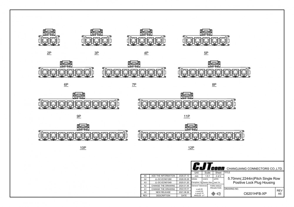 CJT C6201HFB-XP drawing, page 2