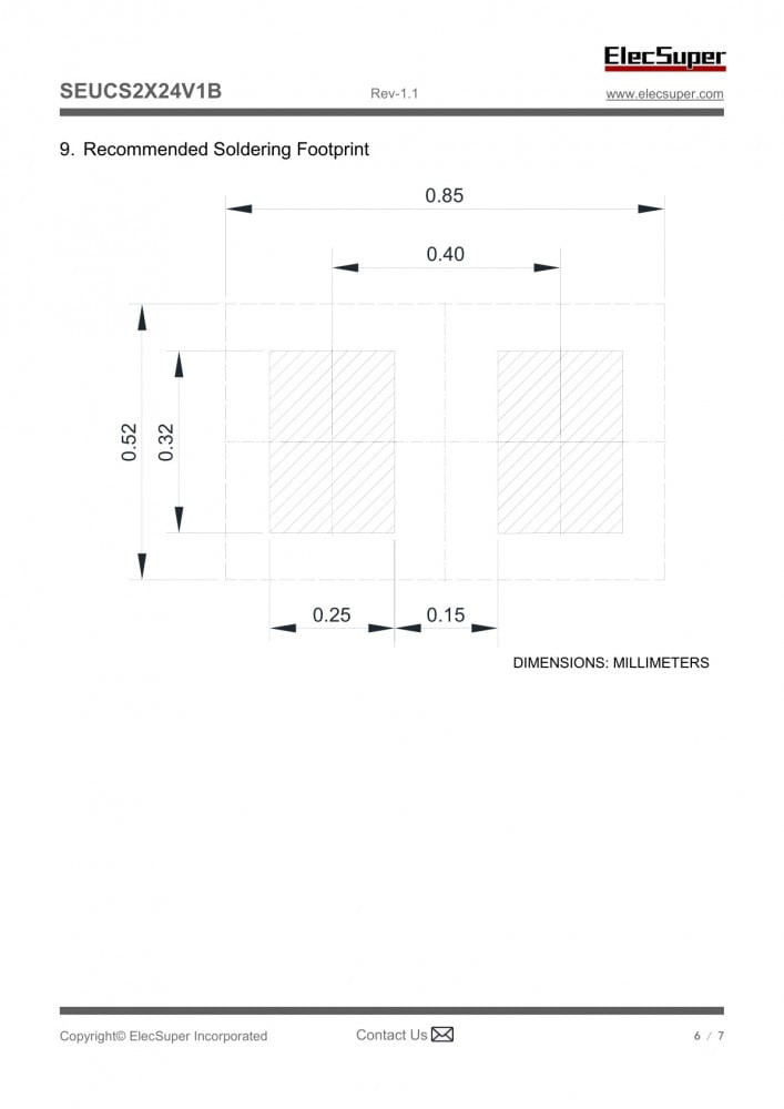SEUCS2X24V1B datasheet page 6