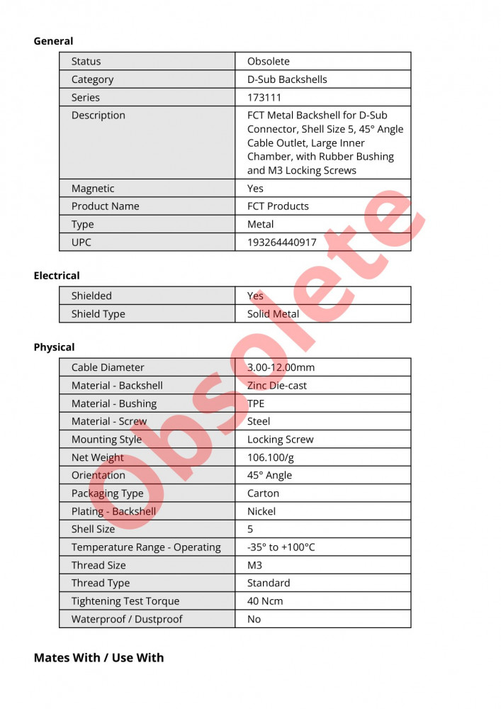 MOLEX 1731110886 technical document image, page 2