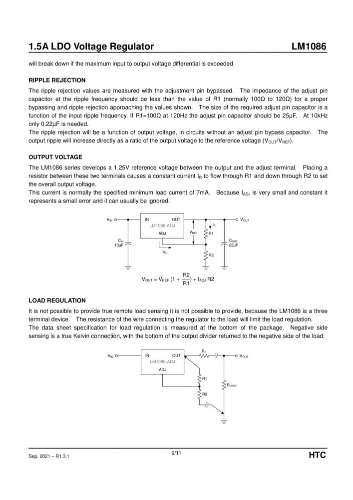 LM1086RS-ADJ datasheet page 9